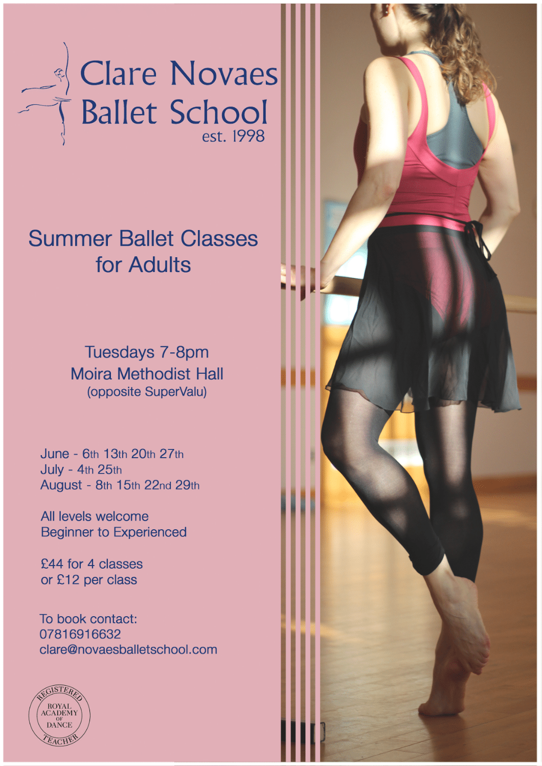 Clare Novaes Ballet School June Dance Classes | Theatre and Dance NI