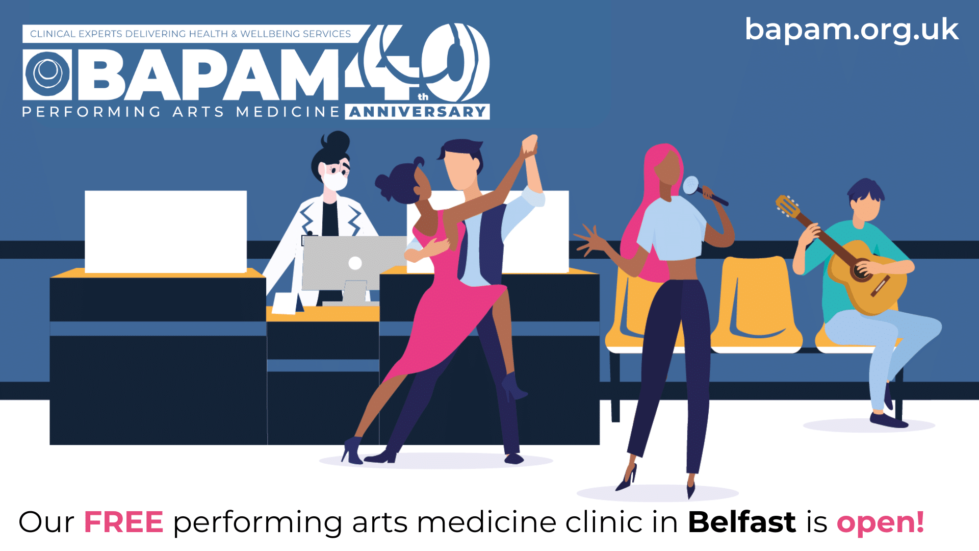 BAPAM free performing arts medical clinic | Theatre and Dance NI