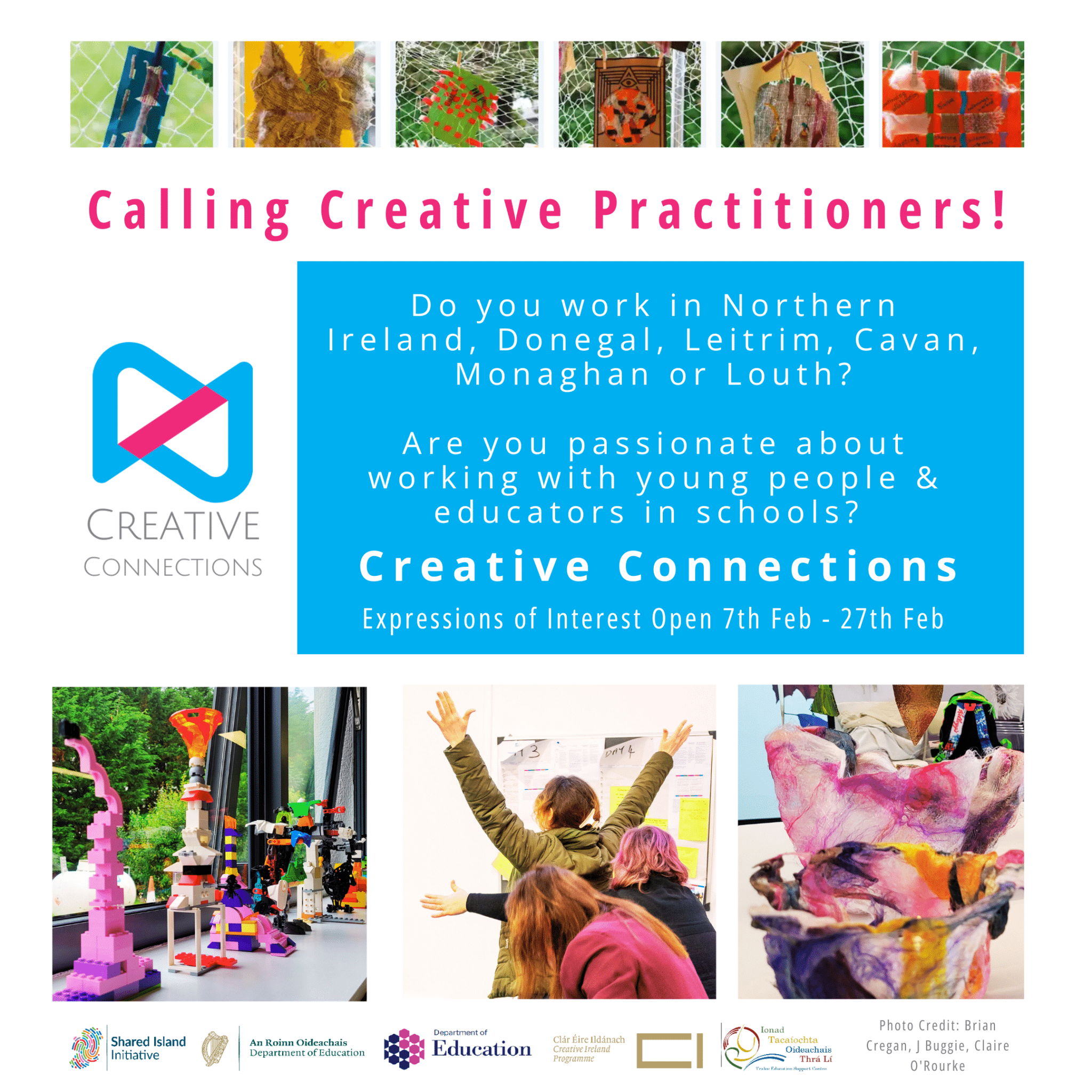 Callout for Creative Practitioners for an exciting new pilot initiative ...